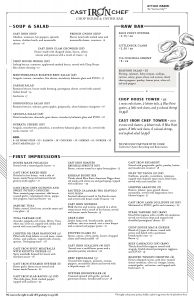 Our Menu - The Cast Iron Chef Chop House & Oyster Bar